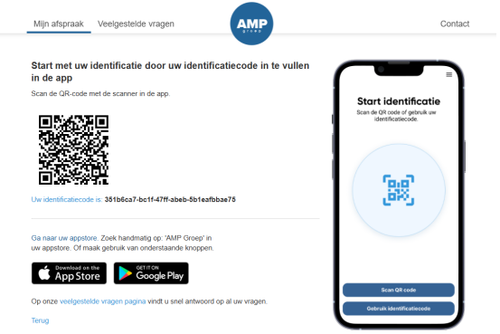 Hoe kan ik de online identificatie starten?